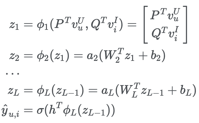 Neural Collaborative Filtering (NCF) - J 『NOTE』